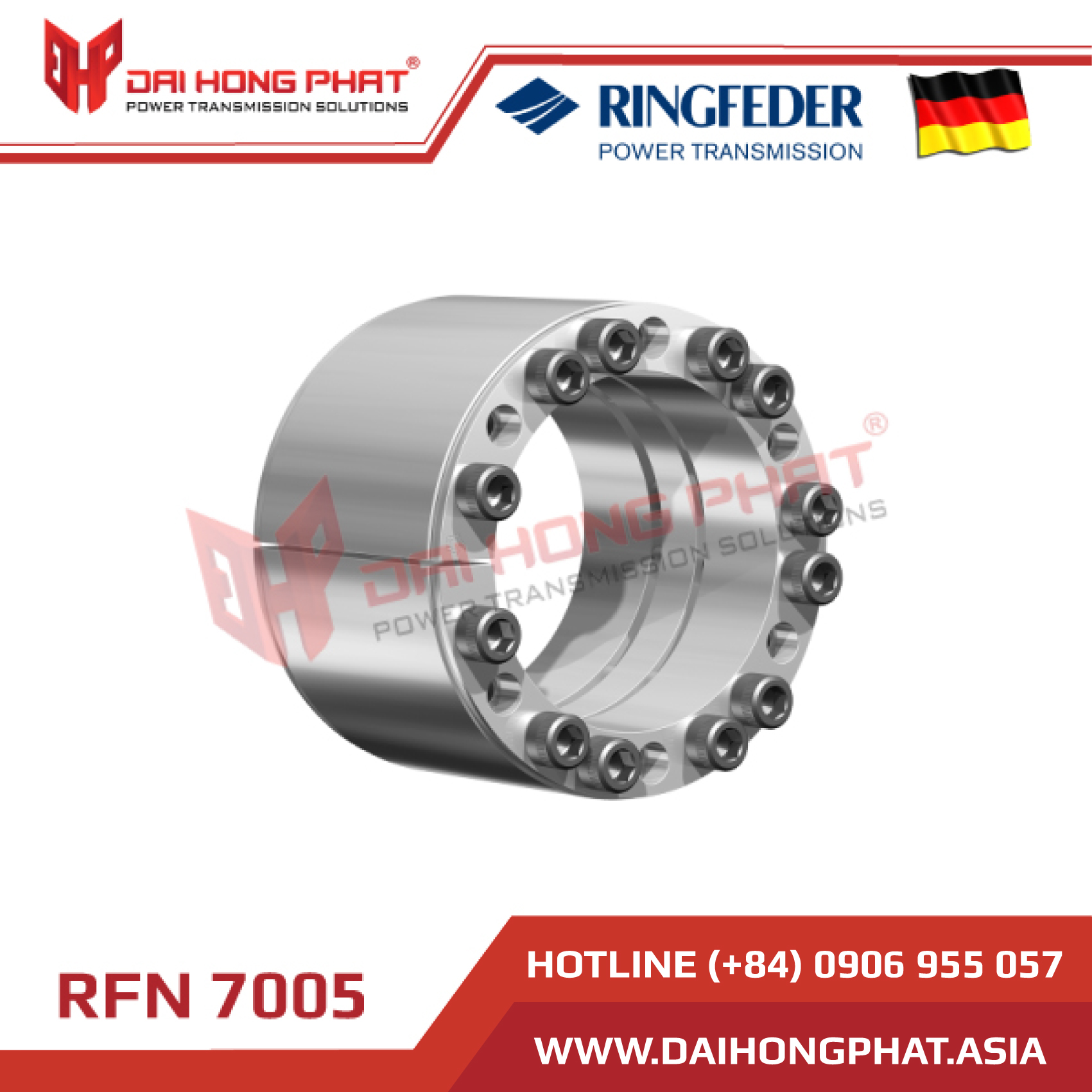KHỚP KHÓA TRỤC RINGFEDER RFN 7003 - Đại Hồng Phát